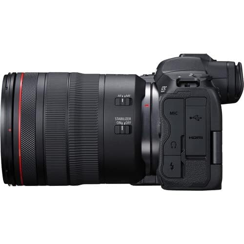 Canon EOS R5 Mirrorless Digital Camera with 24-105mm f/4L Lens Bundle with Advanced Accessories | 4147C013 |Canon eos r5