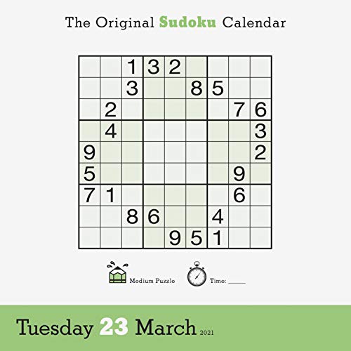 Original Sudoku Page-A-Day Calendar 2021