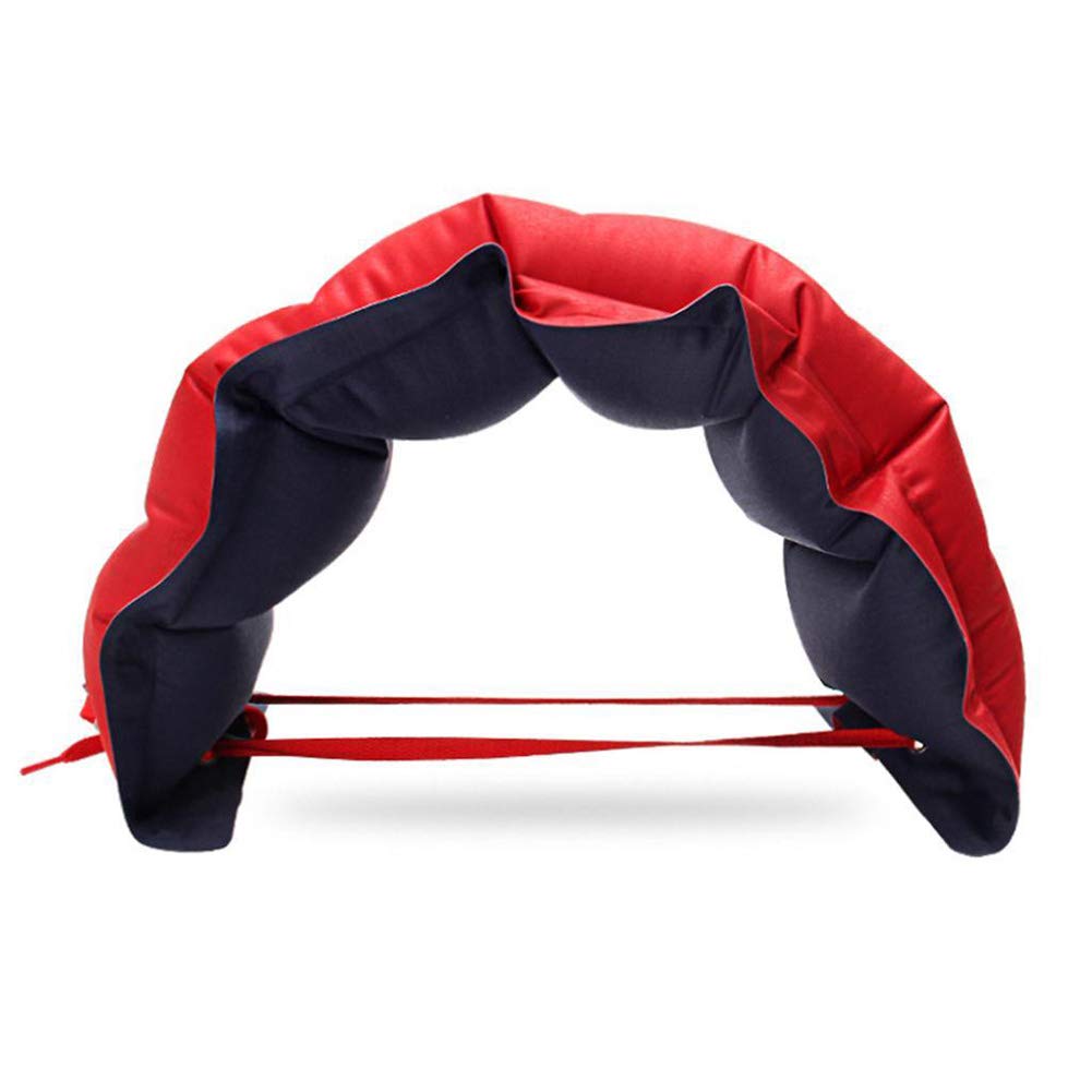Develoo Inflatable Swim Belt, Swimming Float Belt with Rope Training Aid Floating Equipment Survival Arm Floaties Adjustable Aid Waist Belt for Kids Adult Swimming Beginner