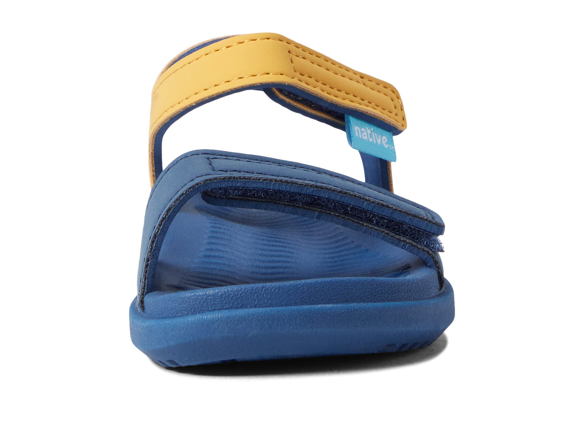 Native Shoes Baby Boy's Charley Sugarlite Block (Toddler) Wheat Frontier/Frontier Blue 7 Toddler M