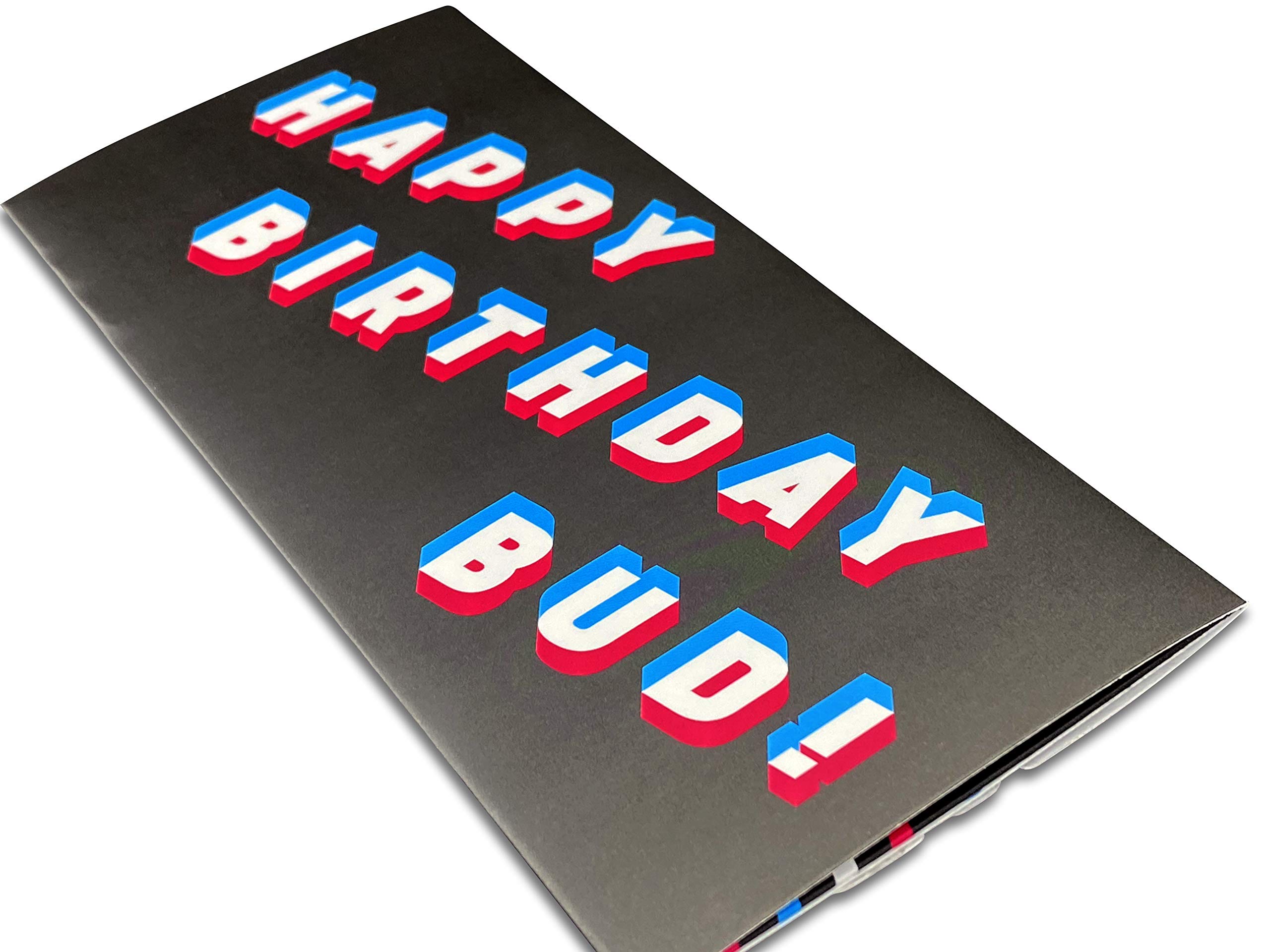 ZipGifts Birthday Card | Zip-Open Money Holder w/Clear Plastic Window for Cash, Check, & Gift Card (Game On)