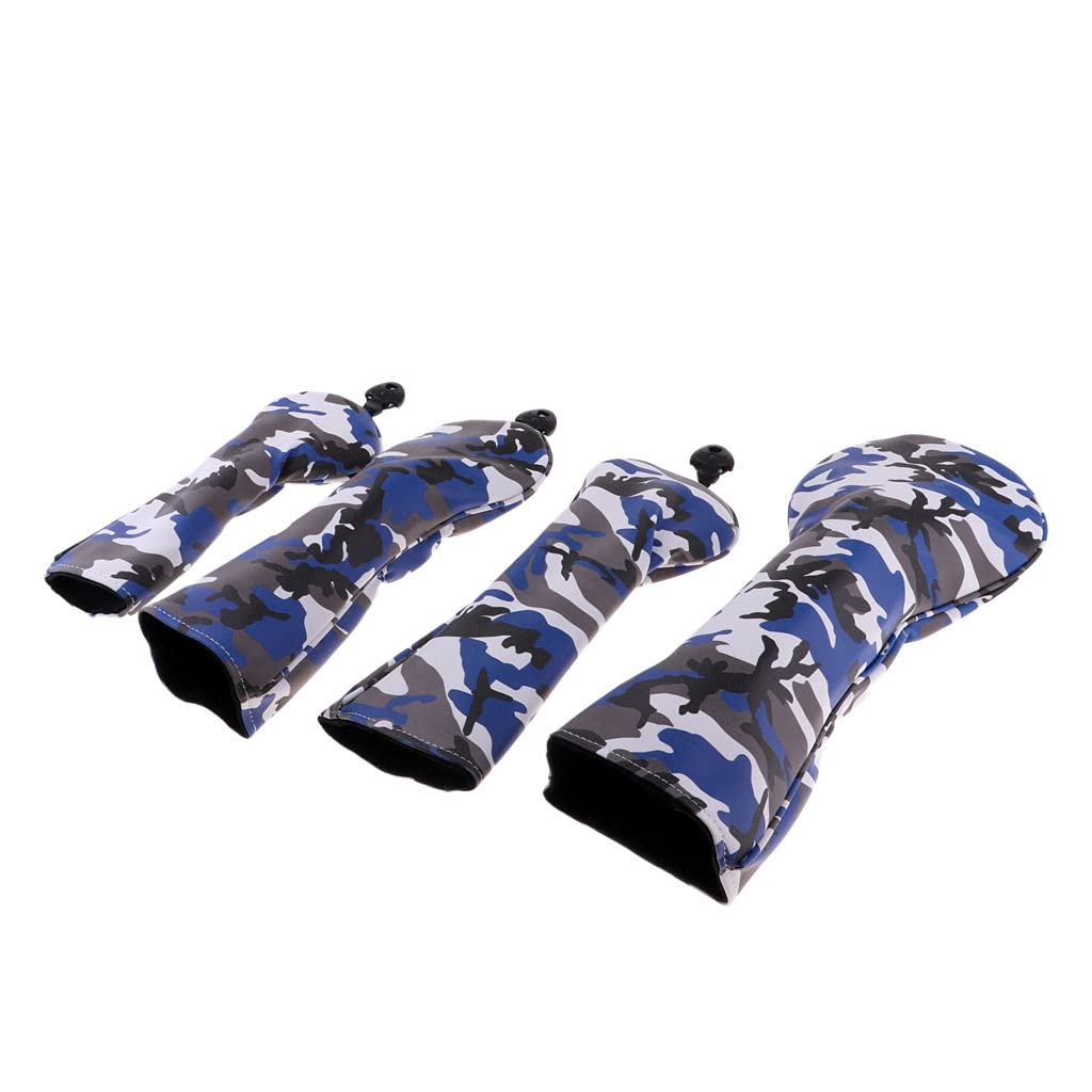 Colcolo Freneci Headcover Driver Wood Headcover 460CC Driver Wood Headcover , Camo Blue