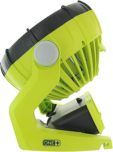 Ryobi 18-Volt ONE+ Hybrid Portable Fan(P3320) with P163 Lithium-Ion Battery(2.00Ah) and Charger