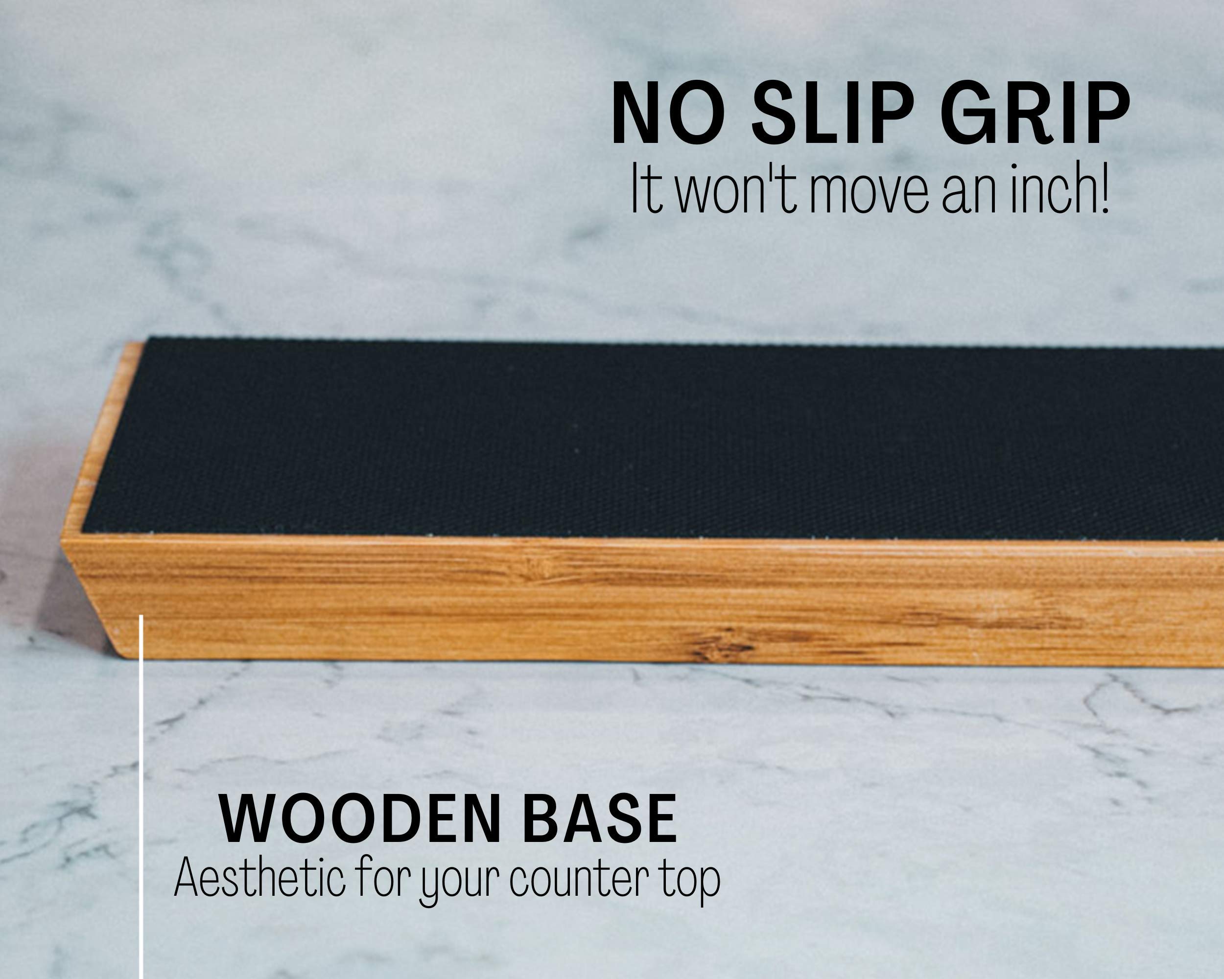 Cutting Edge Whetstones Knife Sharpening Stone 2 Side Grit 1000/6000 Waterstone | Chef knives Sharpener Stones Dual Sided Non Slip Bamboo Base | Angle Guide Flattening Water Stone for Home Kitchen