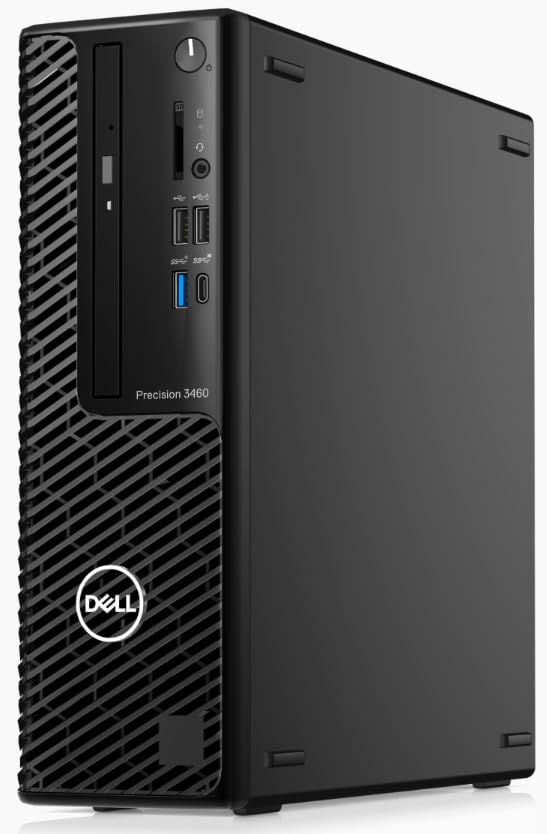 Dell Precision 3460 Desktop, i9-12900K, 64GB RAM, 2TB NVMe SSD, Nvidia Quadro T1000 4GB Graphics, DVDRW, USB C, HDMI, Mini-DisplayPort, AC Wi-Fi USB, BT, Windows 11 Pro