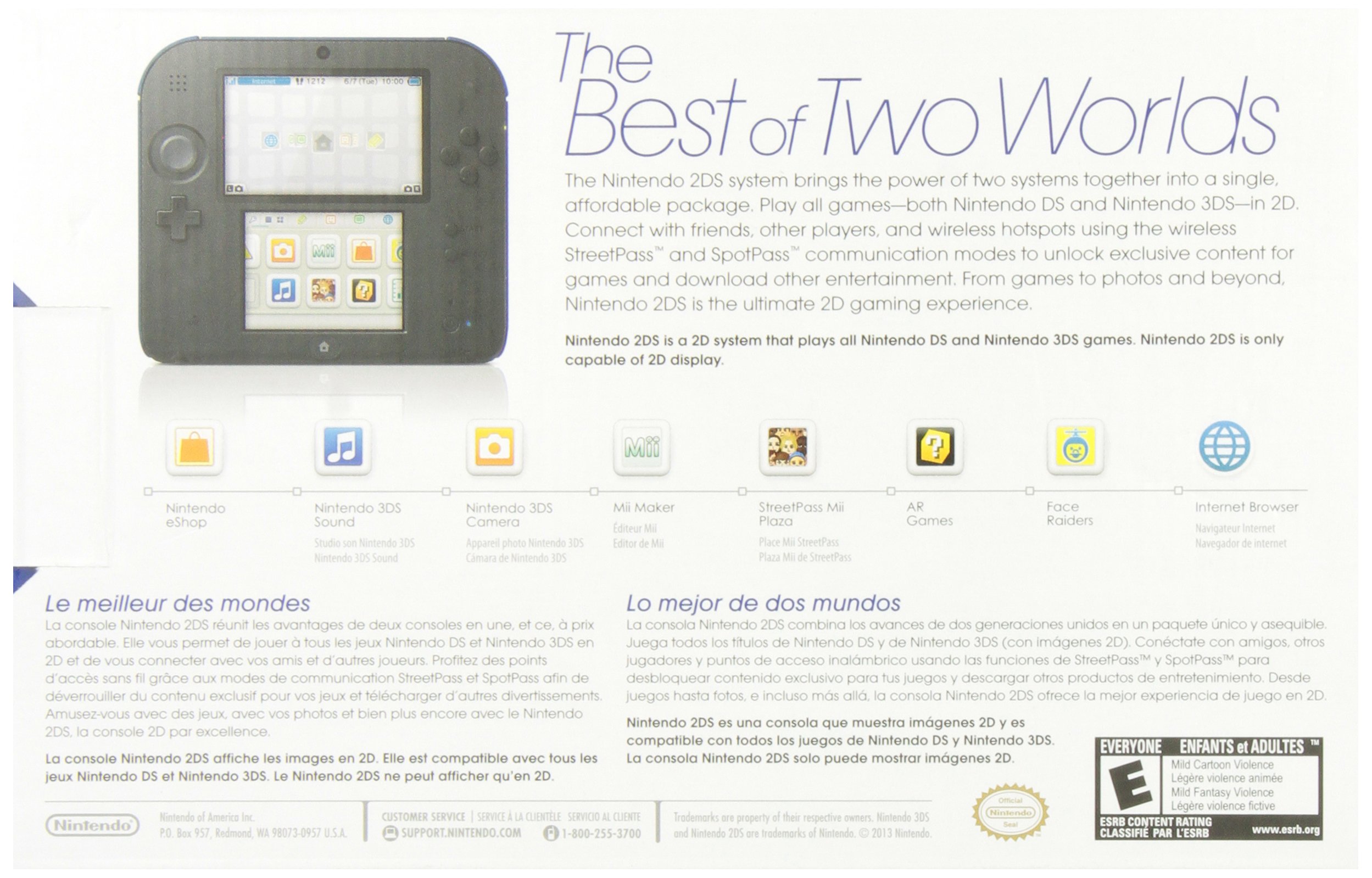 Nintendo 2DS Console with Mario Kart 7 - Electric Blue
