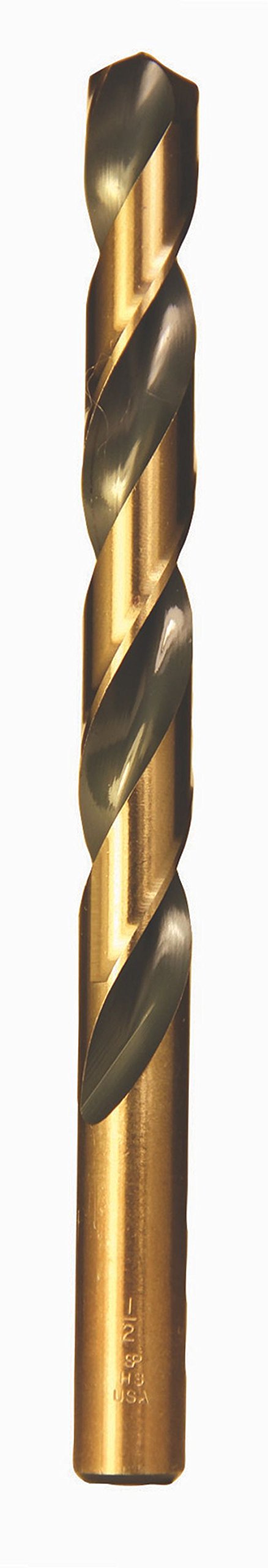 Viking Drill and Tool 5620 0 Type 240-UB 135 Degree Split Point Magnum Super Premium Jobber Drill Bit (12 Pack), 1/8"