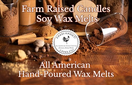 Wax Melts, 16 Oz - with 5 Scented Options Including Fall Spice, Vanilla, Cinnamon Caramel, Pecan Waffles and Apple - Soy Candle Melting Warmer Cubes with Natural Scent and Non Toxic Ingredients