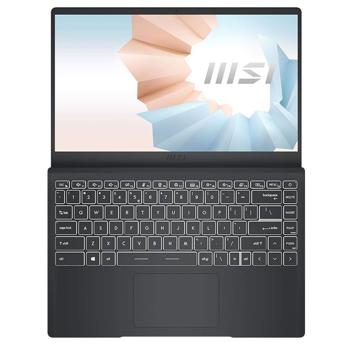 EXCaliberPC 2022 MSI Modern 14 B11MOU-1212 (i3-1115G4, 8GB RAM, 128GB NVMe SSD, UMA, 14" Full HD, Windows 11) Content Creation Laptop - Carbon Gray