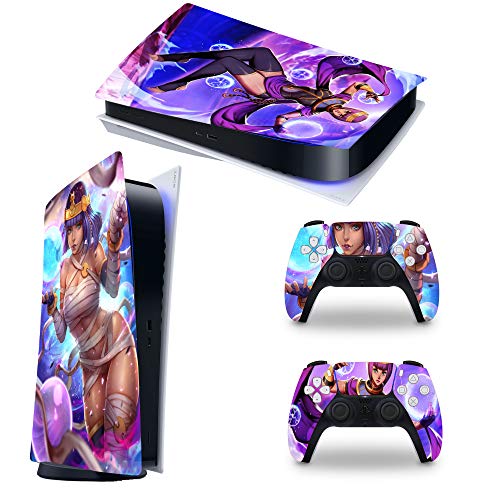 Collection Hero Battle - PS5 Digital Edition Skin Console and 2 Controller, Vinyl Decal Sticker Full Cover Protective