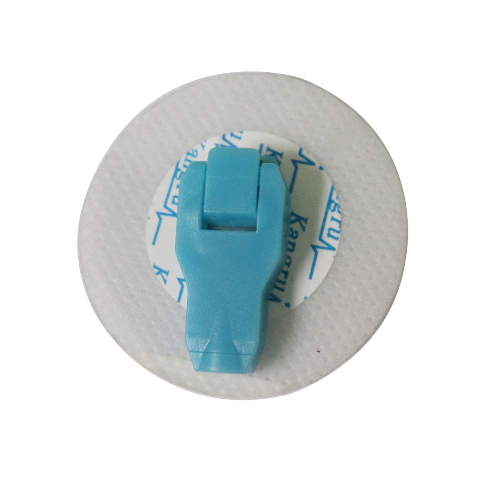 Multi-use Electrode Clip,Red,for 3.0/4.0/snap/Grabber/tab. 10 Piece/Bag. (Blue)