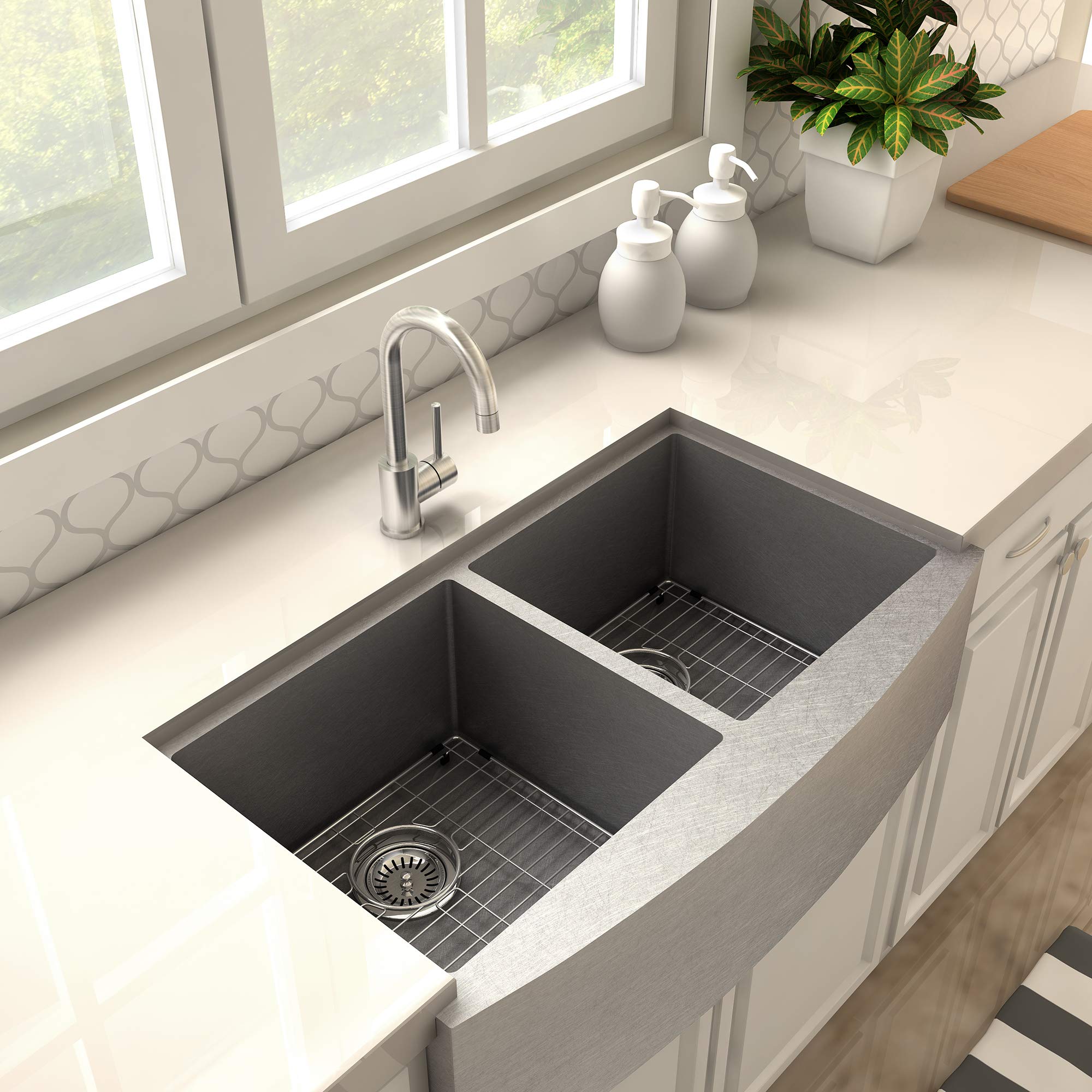ZLINE Renoir Kitchen Faucet in Brushed Nickel (13-0048-PVDN)
