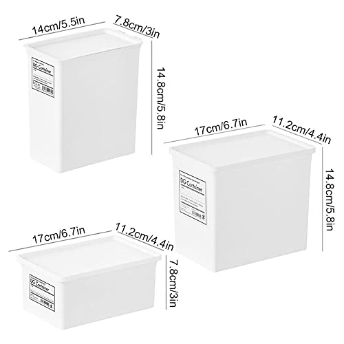 Laundry Powder Container, Household Washing Powder Storage Tin Laundry Powder Box for Holding Pods Tablets Detergent(C)
