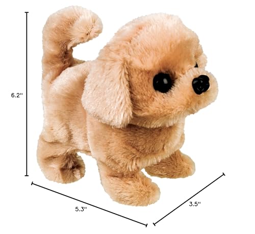 Westminster, Inc. Redley the Retriever - Cute, Cuddly, Plush Battery Operated Dog Toy Walks, Wiggles, and Barks with Sound