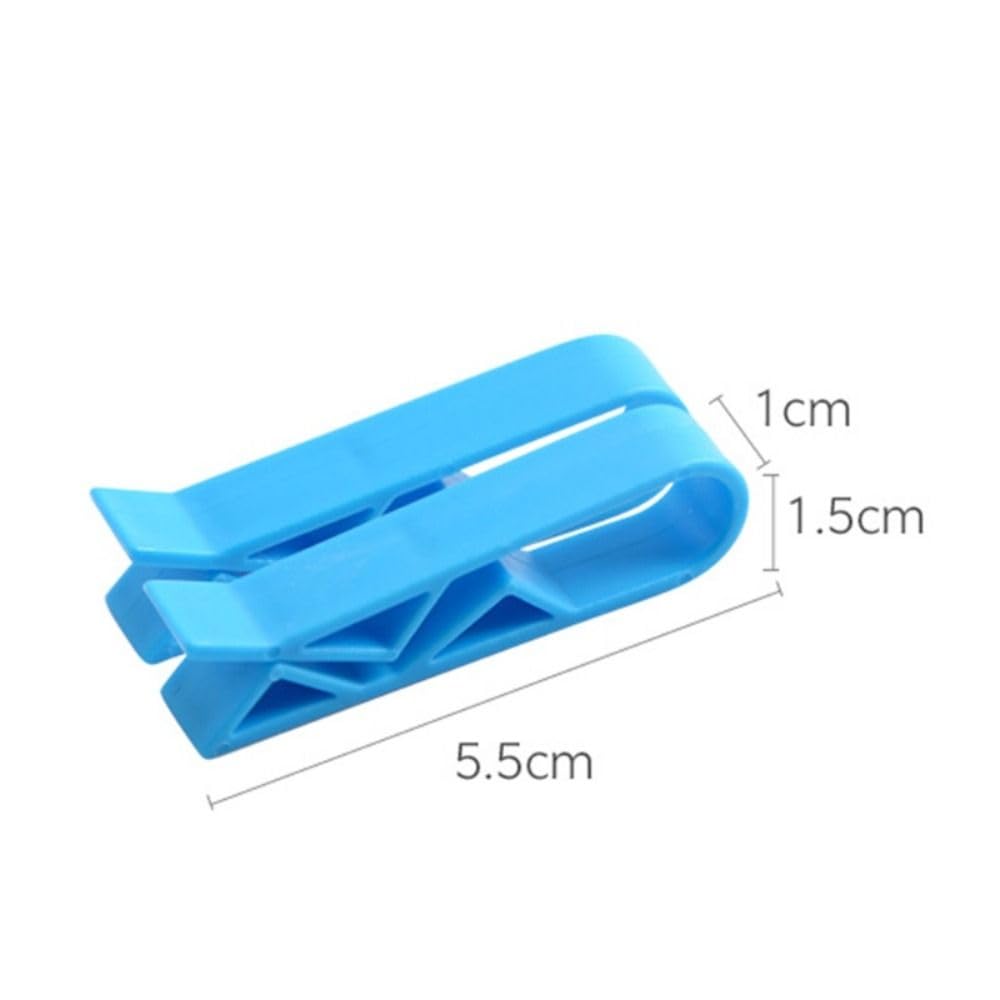 gootrades 2Pcs Garbage Bin Clip Universal Bin Bag Anti-Skid Fixed Buckle Multifunctional Trash Can Fixing Clip Household Storage Sealed Clip