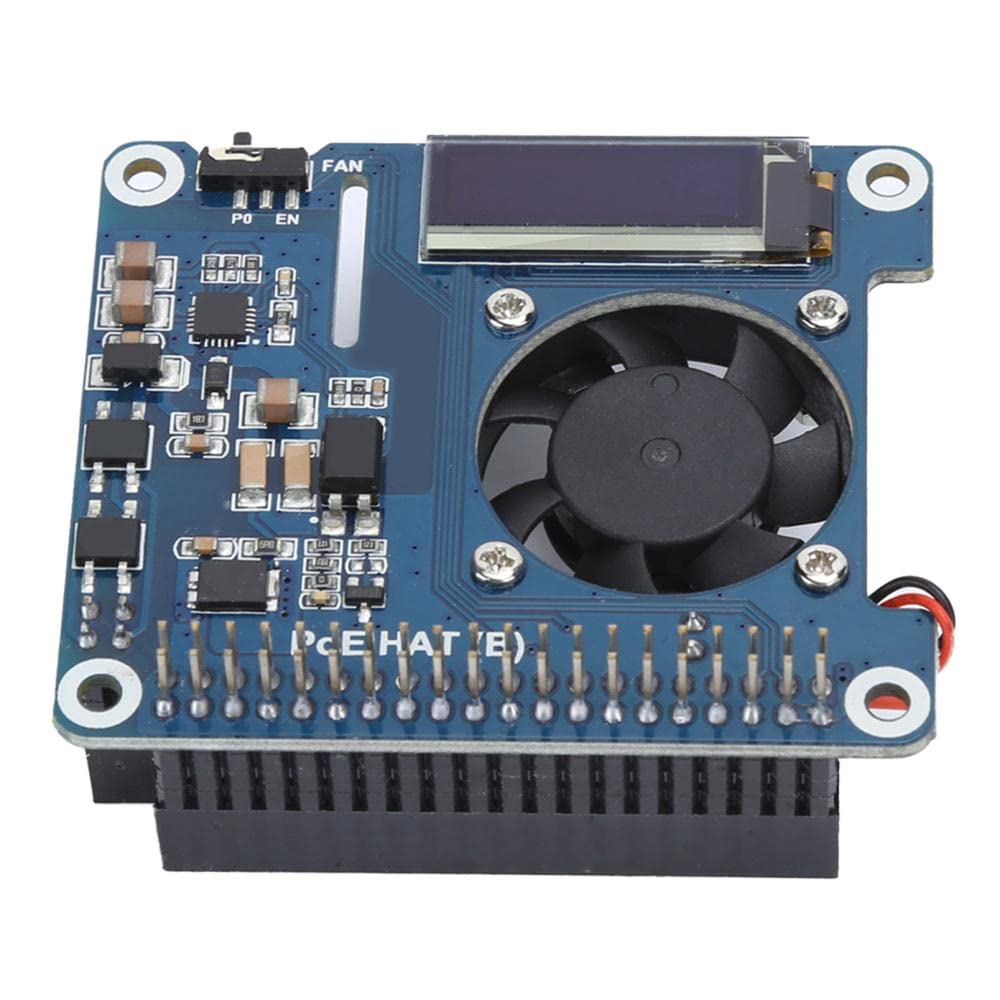 Expansion Board for Raspberry Pi 4b 3bPOE Power Over Ethernet Cooling Module Onboard Fan