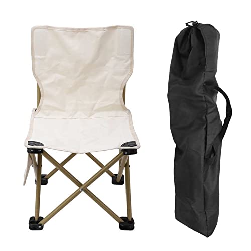 GOMOSU Camping Chair Stainless Steel Frame Rust Proof Wear Resistant Folding Chair for Camping