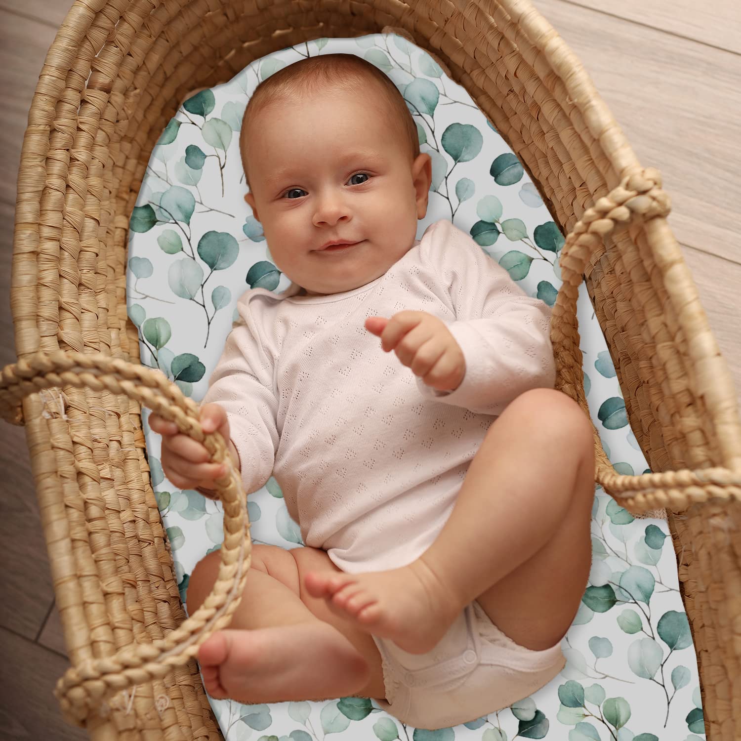 Extra Soft Stretchy Changing Pad Cover for Baby, 2 Pack Premium Cotton Blend,Plane and Car Pattern.