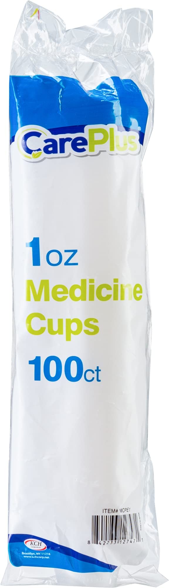 Care Plus (100 Count 1oz) Disposable Medicine Cups with Embossed Measurements Marking, for liquid and dry medication