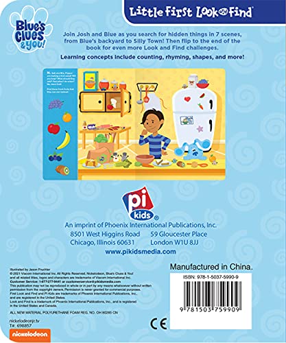 Nickelodeon Blues Clues & You! Little First Look and Find Activity Book PI Kids