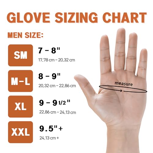 Copper Tech Plus Men's Golf Gloves Right Hand - USA Flag Golf Glove with Ball Marker - Perfect for Summer Golfing - 100% AAA Tacky Synthetic Leather Only (Hand Orientation: Right, X-Large)