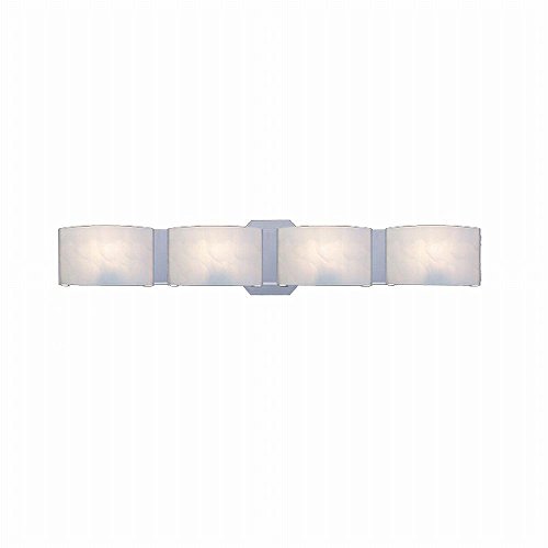 Dakota 4 Light Brushed Nickel 4.5"h x 27"w x 2.75 Satin Nickel