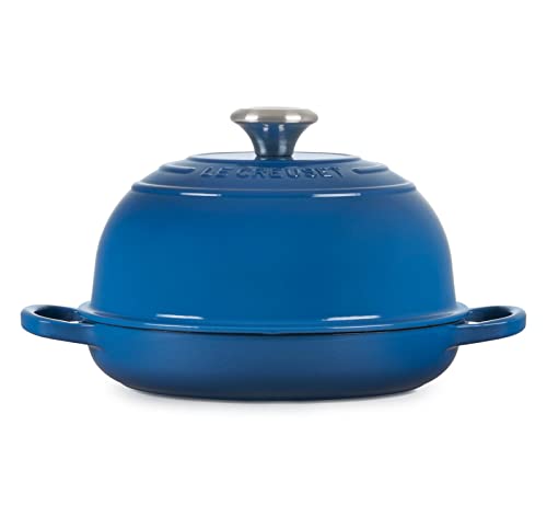 Le Creuset 9 1/2 in. Bread Oven Enameled Cast-iron Bundle with Oil & Vinegar Set and Spoon Rest - Marseille