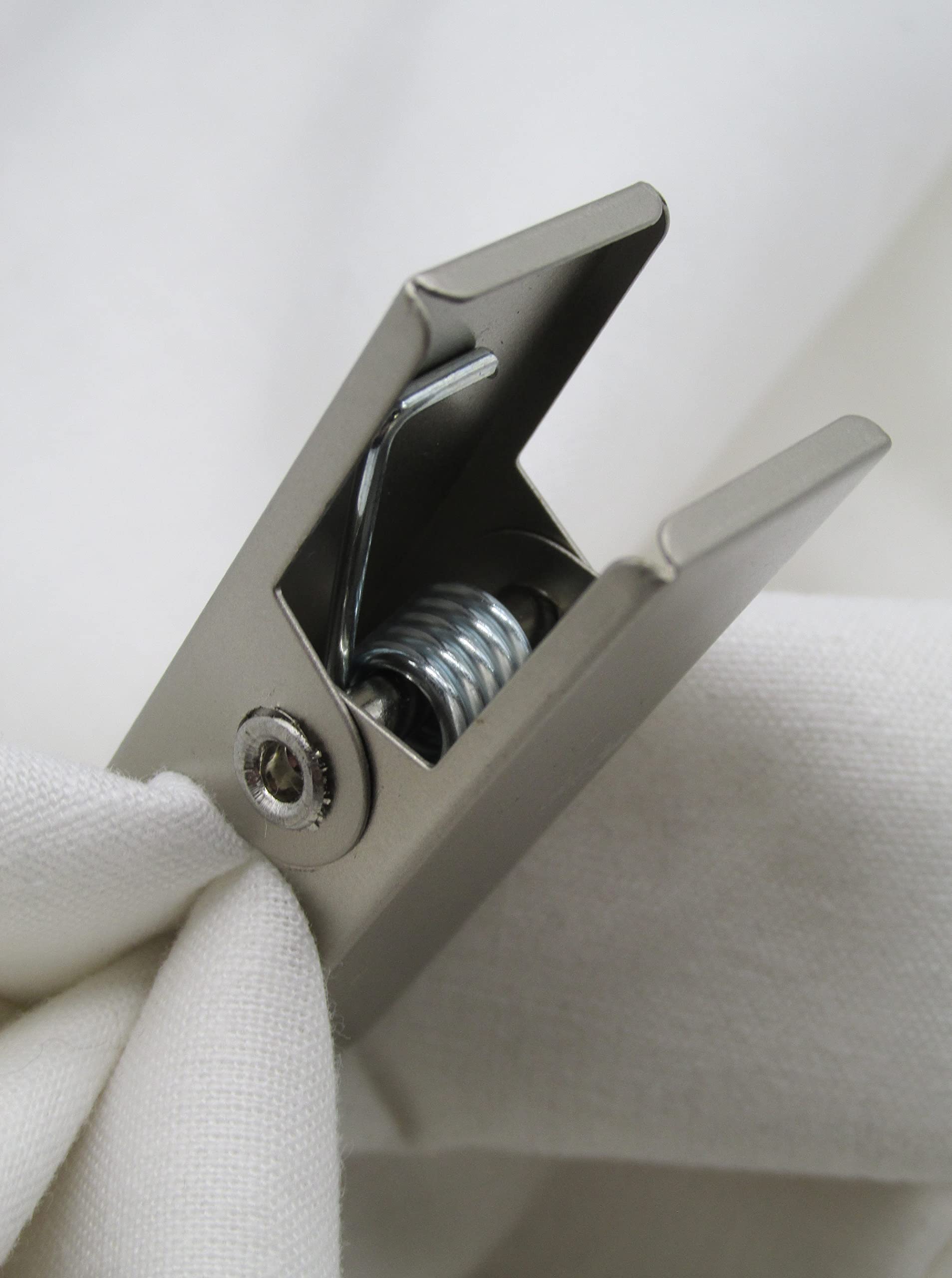 NAHANCO FITTING CLIP BC12 Fitting Clips for Alterations, Brushed Chrome (Pack of 12)