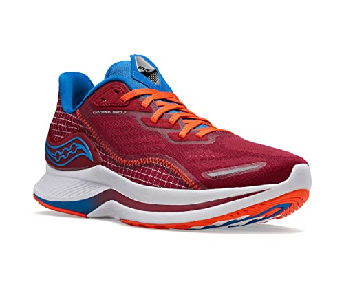 Saucony Men's Endorphin Shift 2 Running Shoe, Mulberry/Roy, 9