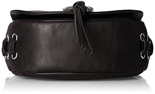 NINE WEST Ring Decoder Crossbody, Black/Black