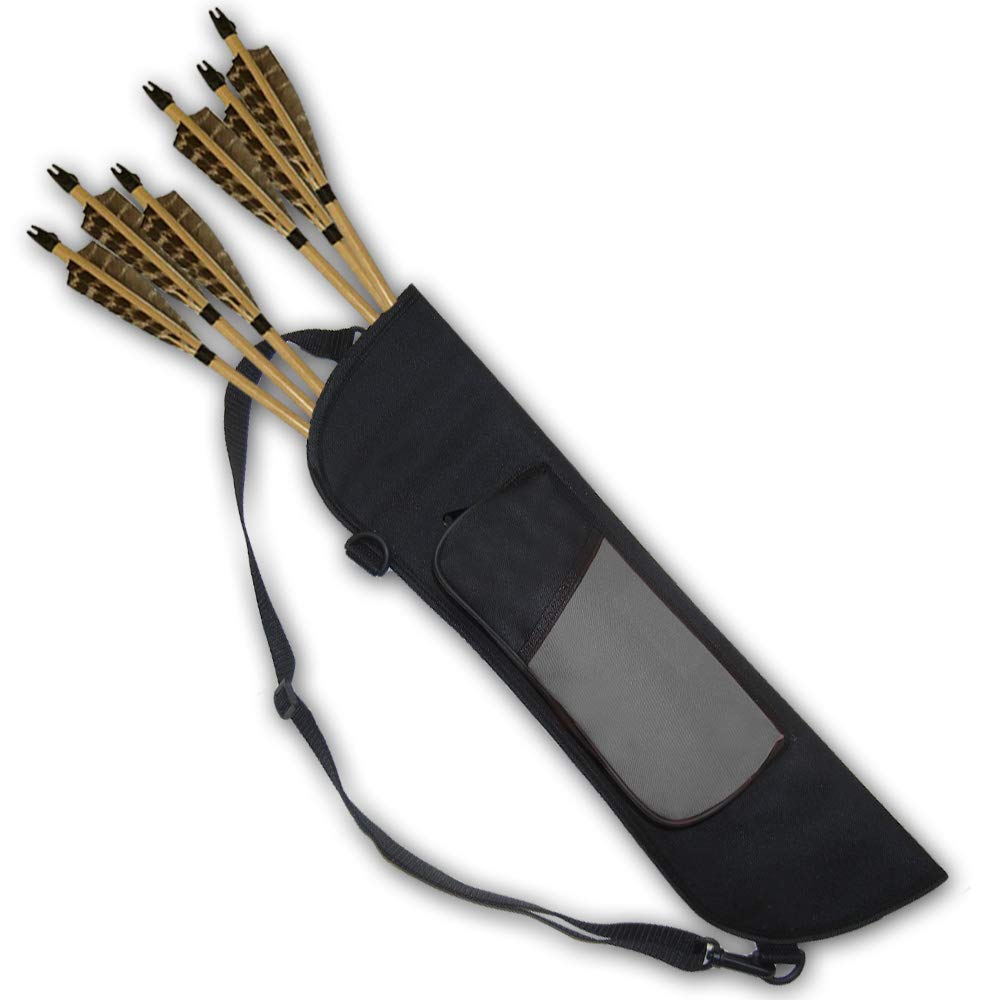 Carol Archery Side/Back Arrow Quiver with Zipper Pocket 151119 Gray