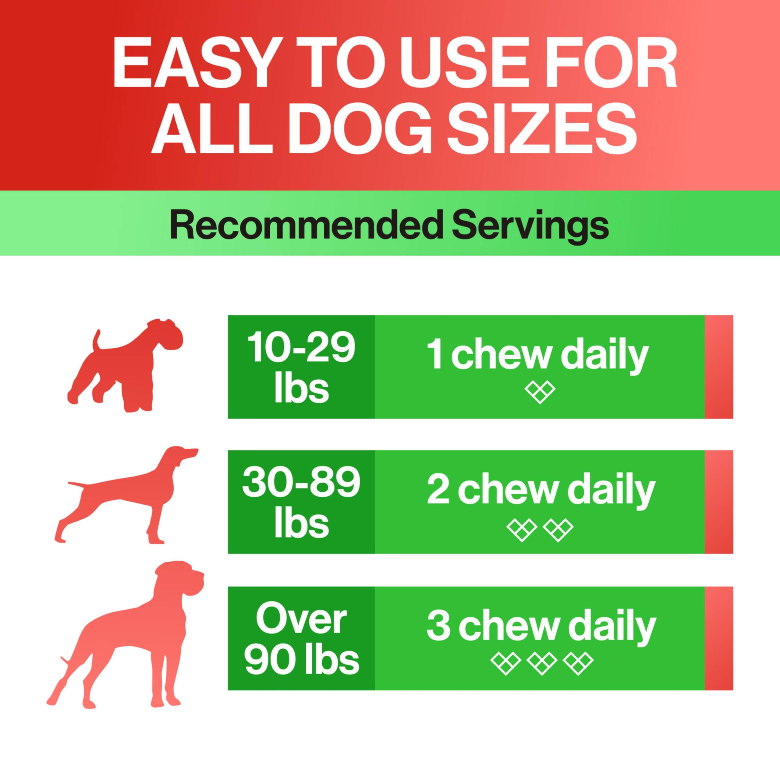 green paws Joint Health Supplement for Dogs - with Glucosamine, Chondroitin, MSM, and Omega-3's, Infused with Turmeric 120 Soft Chews- Advanced Mobility Chews - Joint Pain Relief - Hip & Joint Care