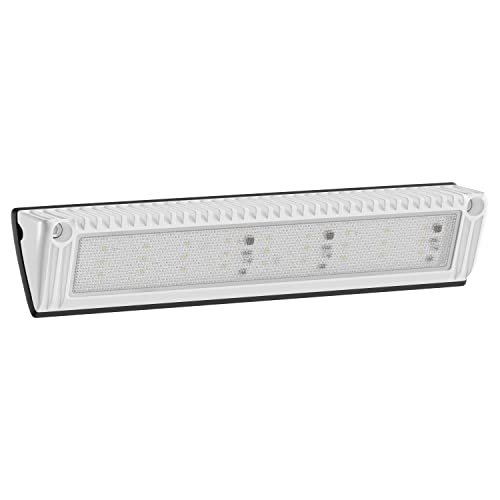 Leisure LED RV Exterior Porch Utility Light - 12v 2250 Lumen 12.9" Lighting Fixture. Replacement Lighting for RVs, Trailers, Campers, 5th Wheels (White)