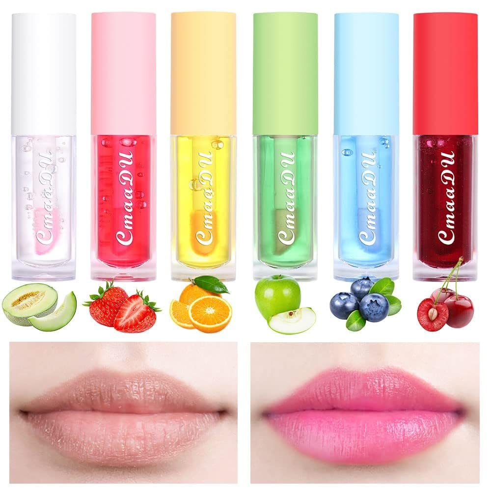 FAEYLI 6 color set Mirror lip gloss clear glass lip oil waterproof and moisturizing liquid lipstick makeup