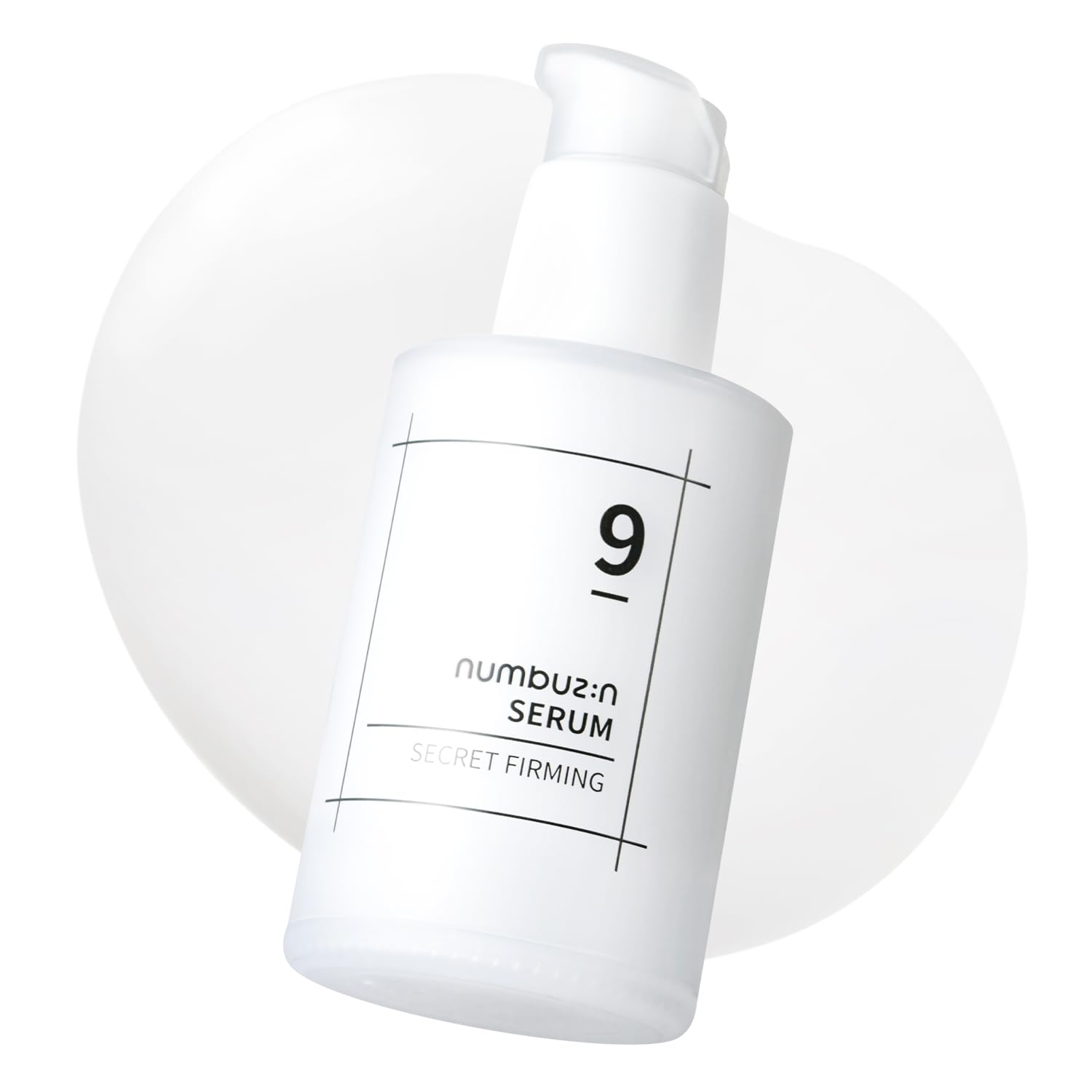 numbuzin No.9 Secret Firming Serum | Advanced Elasticity-Boosting Treatment Serum for Wrinkle Care, Aging Skin with 2 Peptides, Niacinamide, Hyaluronic Acid | Korean Skin Care, Loose Skin | 1.69 Fl Oz