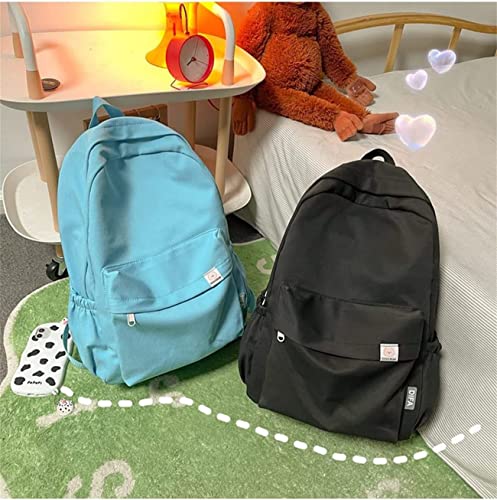 LELEBEAR Difa Backpack, Difas Bear Backpack, Kawaii Solid Color Backpack Cute Aesthetic Backpack, Large capacity Casual Rucksack (White)