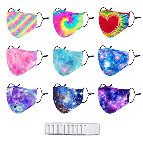 CCFADD Cloth Face Masks Washable for Women - Reusable Face Mask with Filter & Nose Wire1