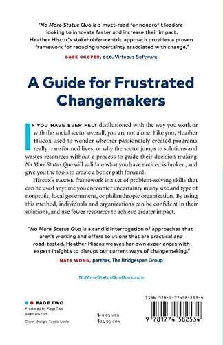 No More Status Quo: A Proven Framework to Change the Way We Change the World
