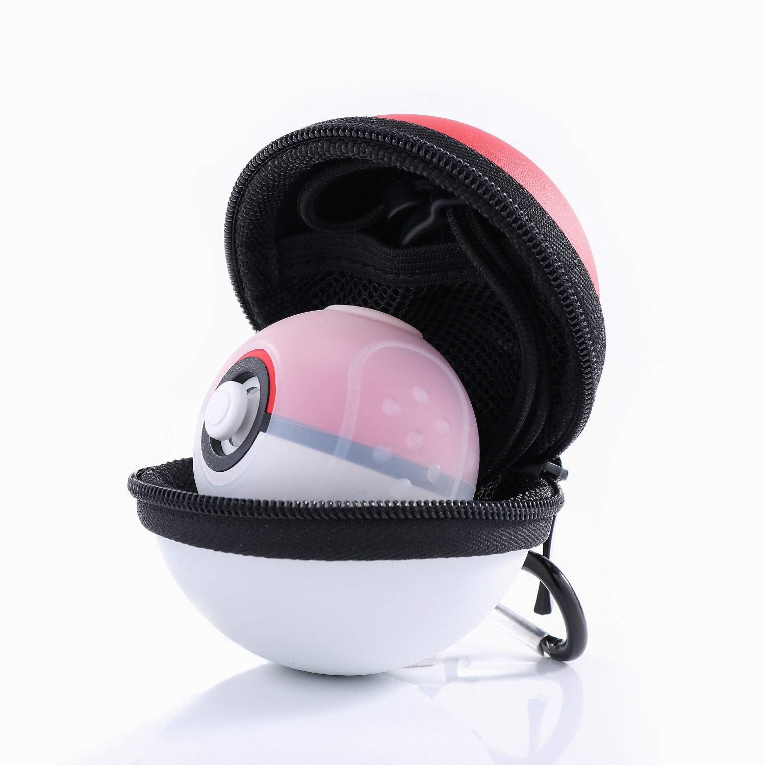 Silicone Grip Case for Poke Ball Plus Controller, Accessories Rubber Skin Protective Cover Case Compatible with Nintendo Switch Pokemon Lets Go Pikachu Lets Go Eevee Poke Ball Plus - Clear