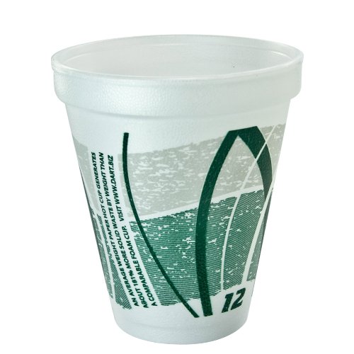 Dart 12J16E 12 oz Impulse Foam Cup (Case of 1000)
