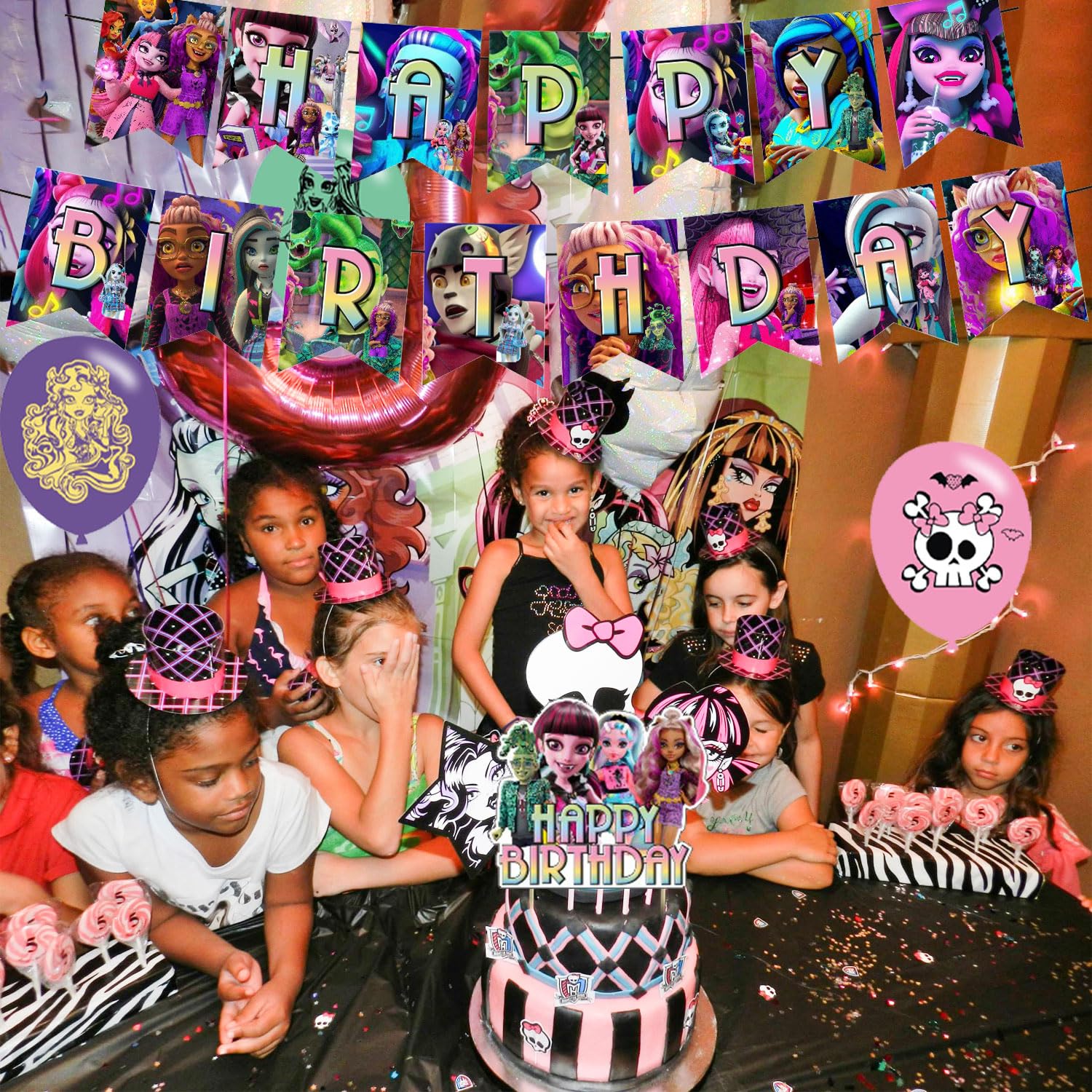 Generic ๐๐ธ๐ท๐ผ๐ฝ๐ฎ๐ป ๐๐ฒ๐ฐ๐ฑ Birthday Party Decoration, ๐๐ธ๐ท๐ผ๐ฝ๐ฎ๐ป ๐๐ฒ๐ฐ๐ฑ Include Kids Theme Birthday Banner, Cake Topper, Latex Balloons for Fans Birthday Party Supplies, Green
