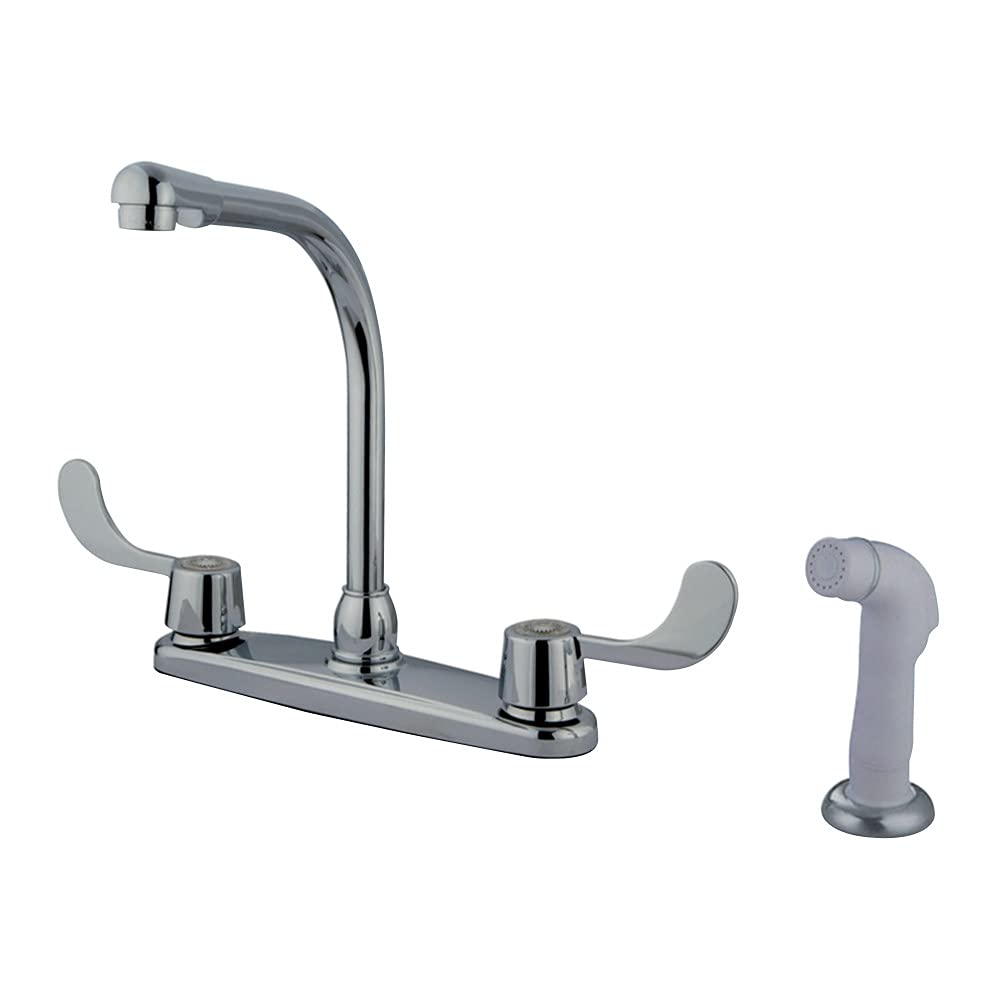 Kingston Brass KB762 Magellan 8" Centerset Kitchen Faucet, Polished Chrome