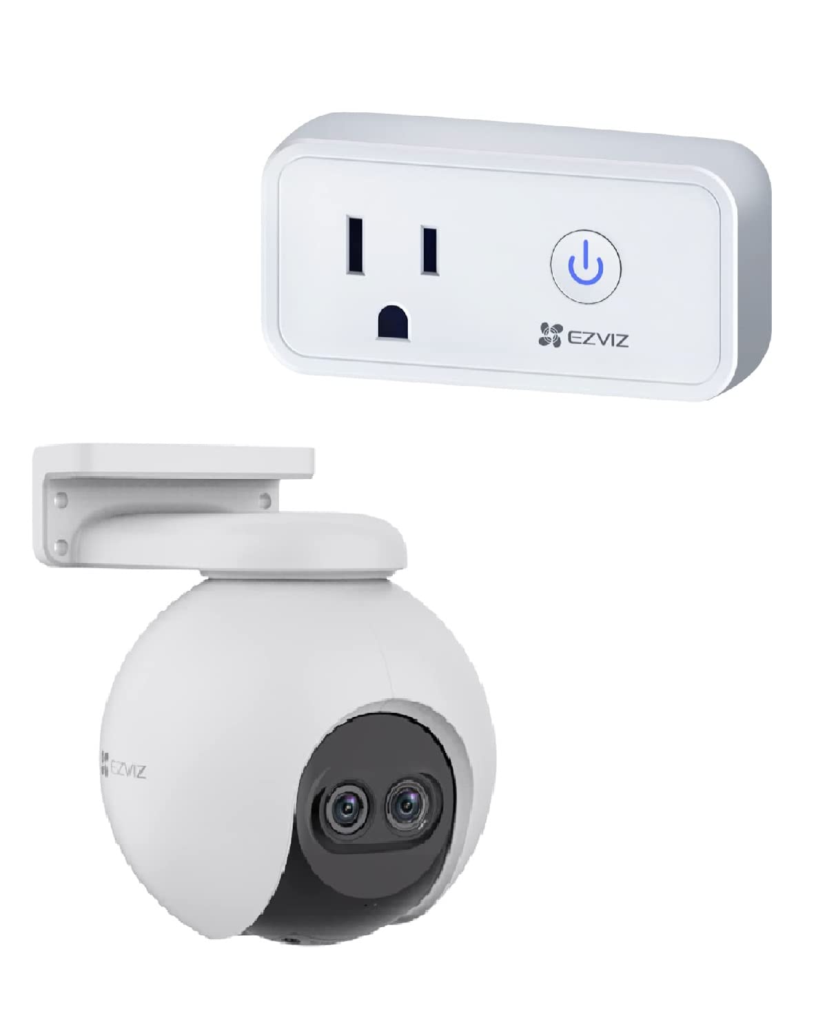 EZVIZ Security Camera Outdoor, 1080P Pan/Tilt/Zoom WiFi Camera, 8× Mixed Zoom IP65 Waterproof| C8PF Smart Plug T30-B