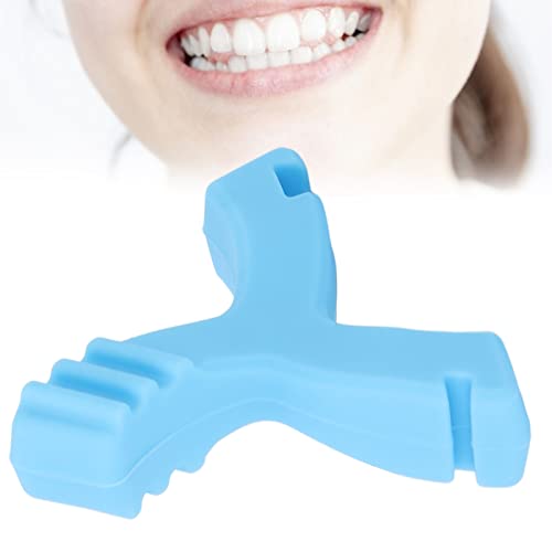 Emoshayoga Aligners Chewies, Chewing Three Arms Supplies Y Shape Orthodontics Chewies Multifunctional Blue Blueberry Flavour Silicone for Daily Use