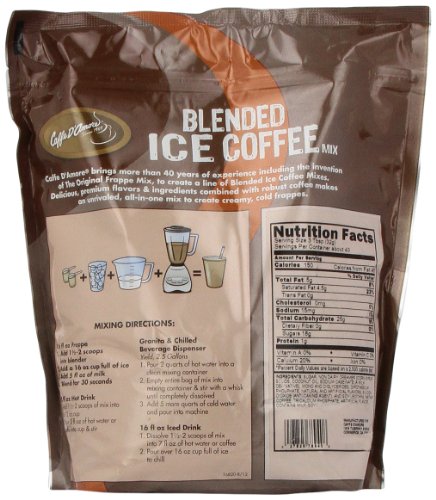 DaVinci Gourmet Latte Freeze Blended Iced Coffee Mix, 3 Pound (Pack of 1)