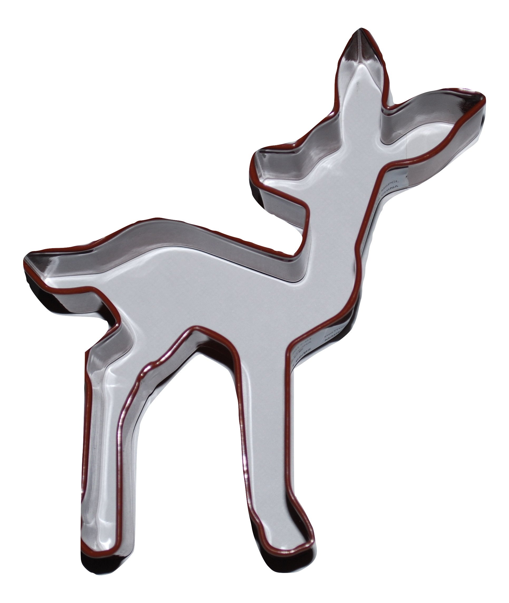 Celebrate It - Fawn - 4.25" x 3.75" - Brown Polyresin Coated - Cookie Cutter
