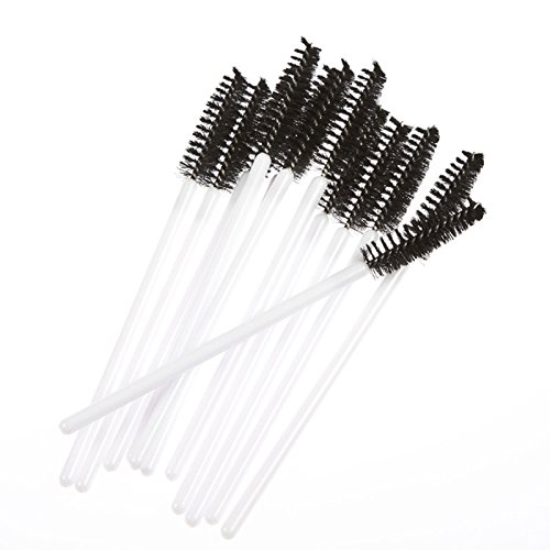 Gothic Vanity 50pcs Mascara Makeup Disposble Brush Tool Cosmetic Eyelash Brush Toddler Hair Brush Curly Hair