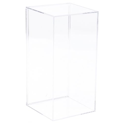 Pioneer Plastics 083C Small Clear Plastic Display Case, 3.5" W x 3.75" D x 8" H (Mailer Box)