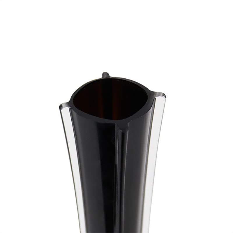 TABLECLOTHSFACTORY 16" Eiffel Tower Wedding Glass Vases-12 PCS-Black