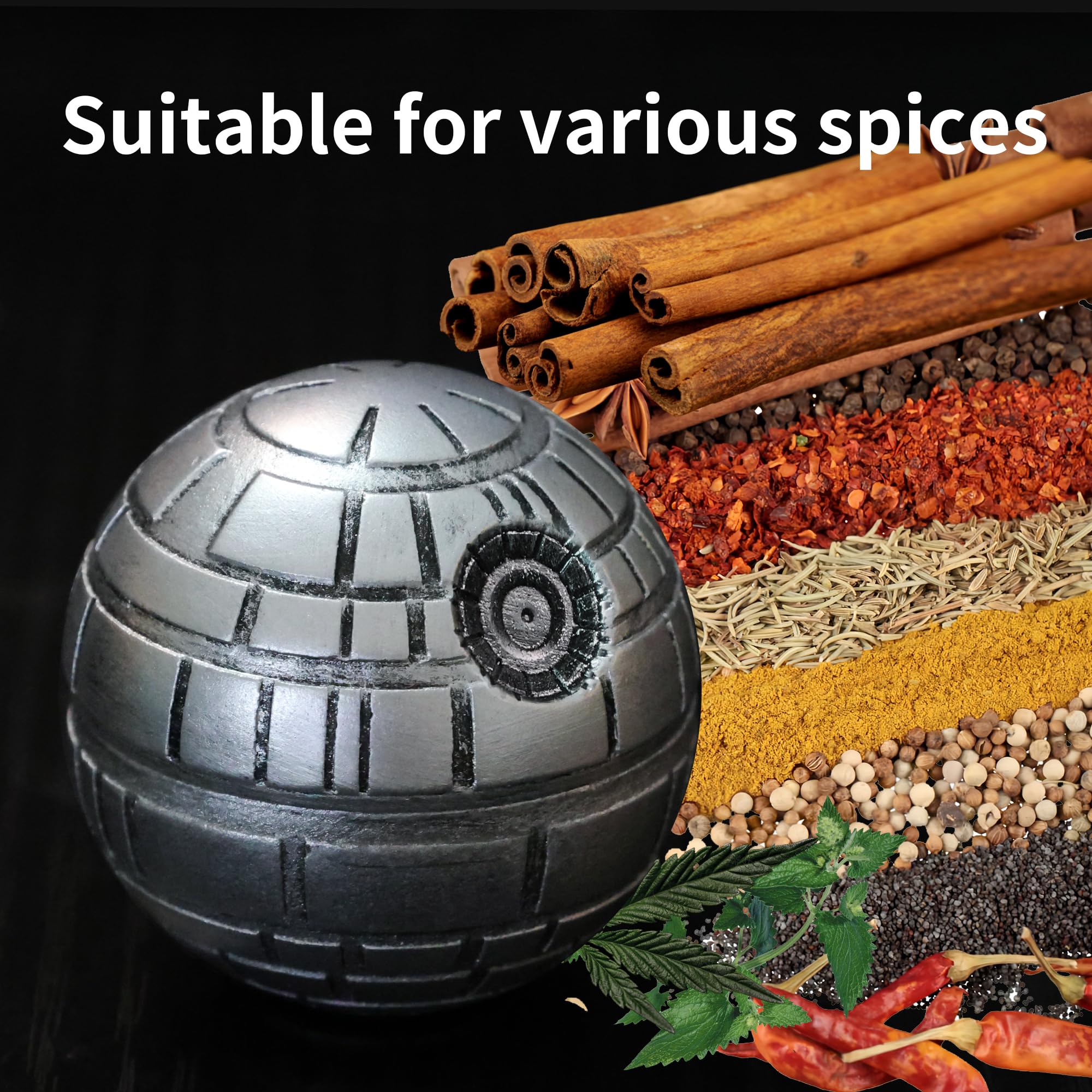 Generic Spice Grinder with Gift Box, 2.2, Silver